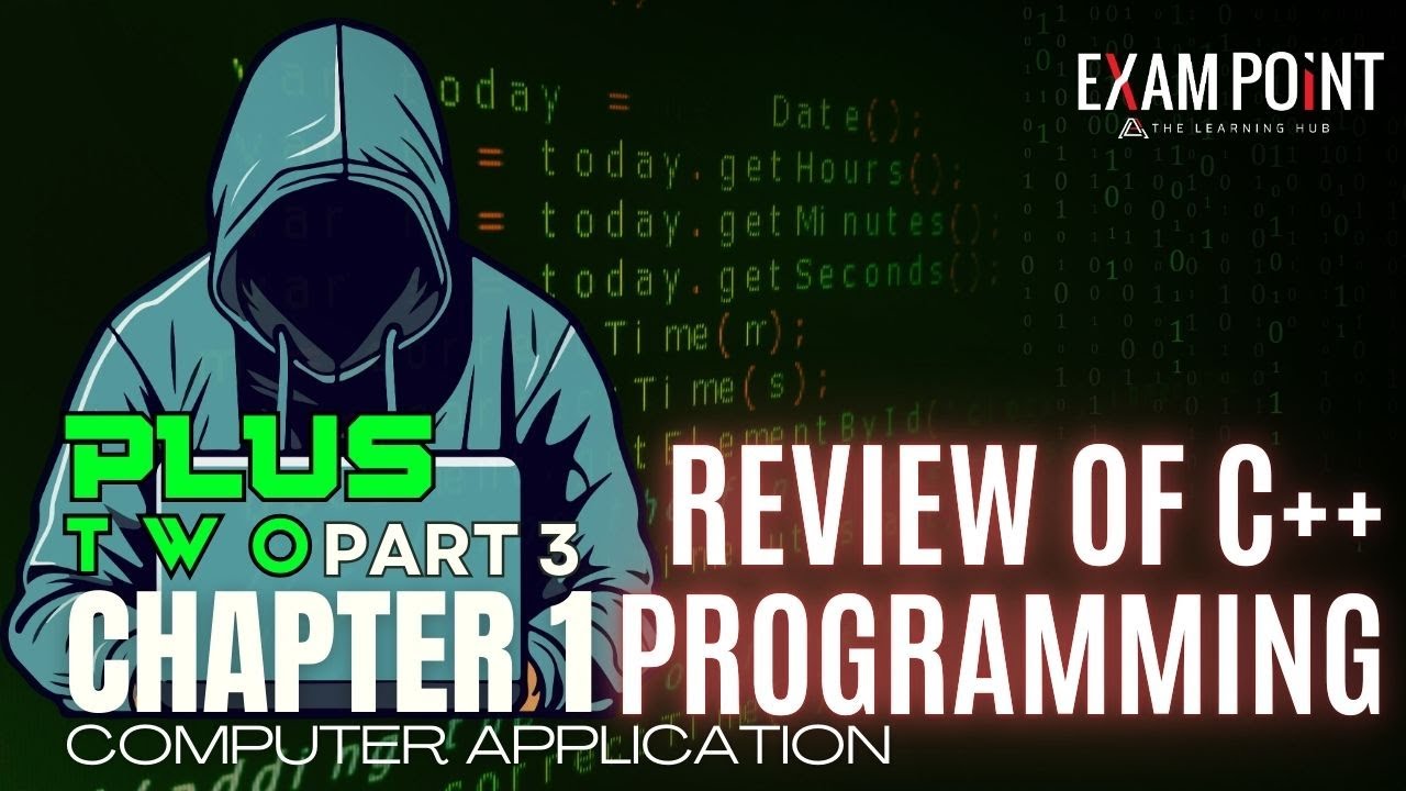 Class 12 Computer Application | Chapter 1: Review of C++ Programming ...