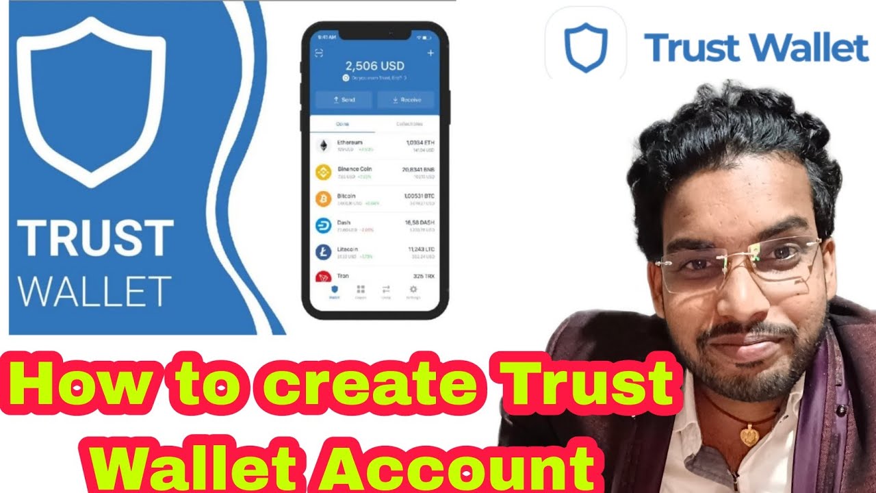 Trust Wallet me account kaise banaye / how to create Trust Wallet ...