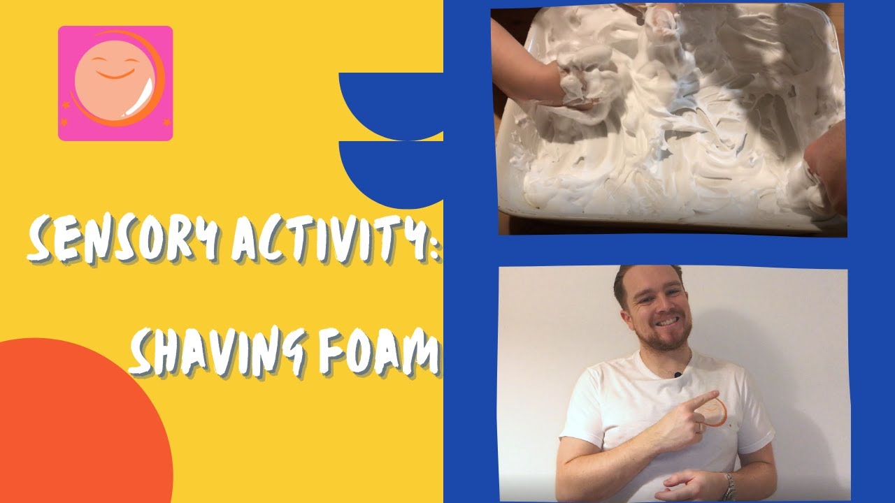 Easy DIY Shaving Foam Art for Kids | Sensory Activity | Fine Motor ...