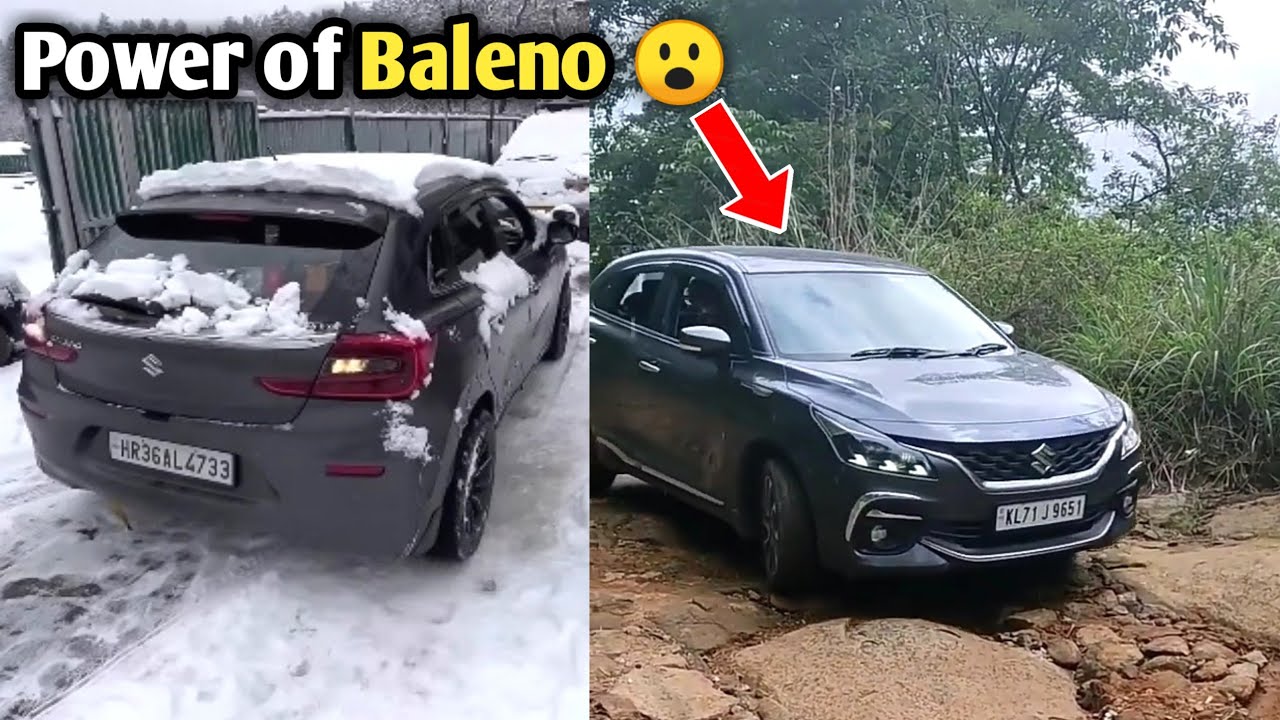 Power of Maruti Baleno 😮THIS is why we Love Baleno Off-Road & Towing ...