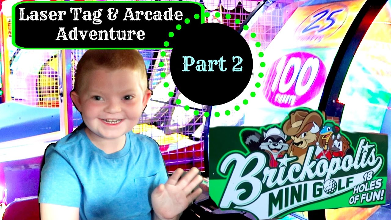Laser Tag & Arcade Adventure at Brickopolis || Part 2 - YouTube