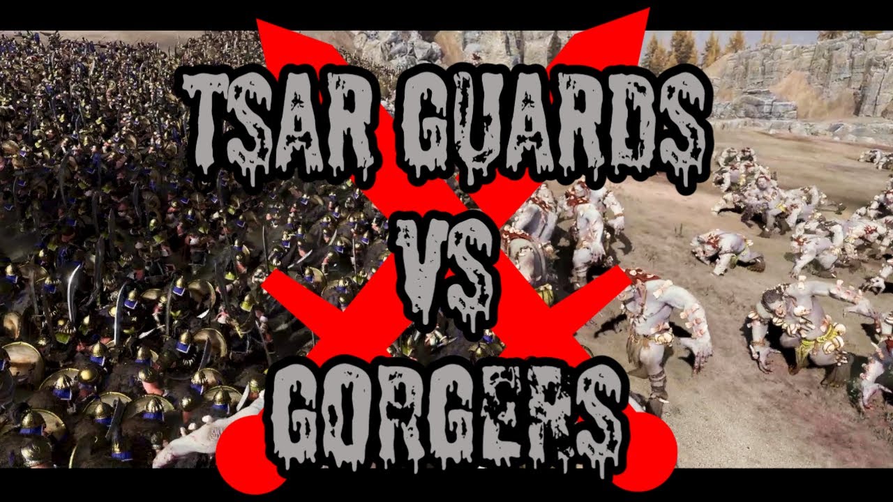 6000 TZAR GUARDS vs 1250 GORGERS - Total War WARHAMMER 3 - YouTube