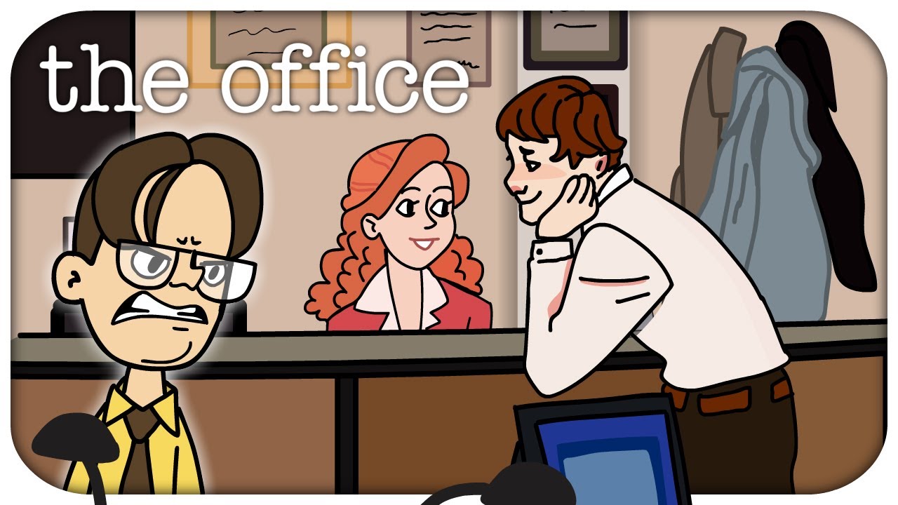 The Office Animated - Jim Pranks Dwight - YouTube