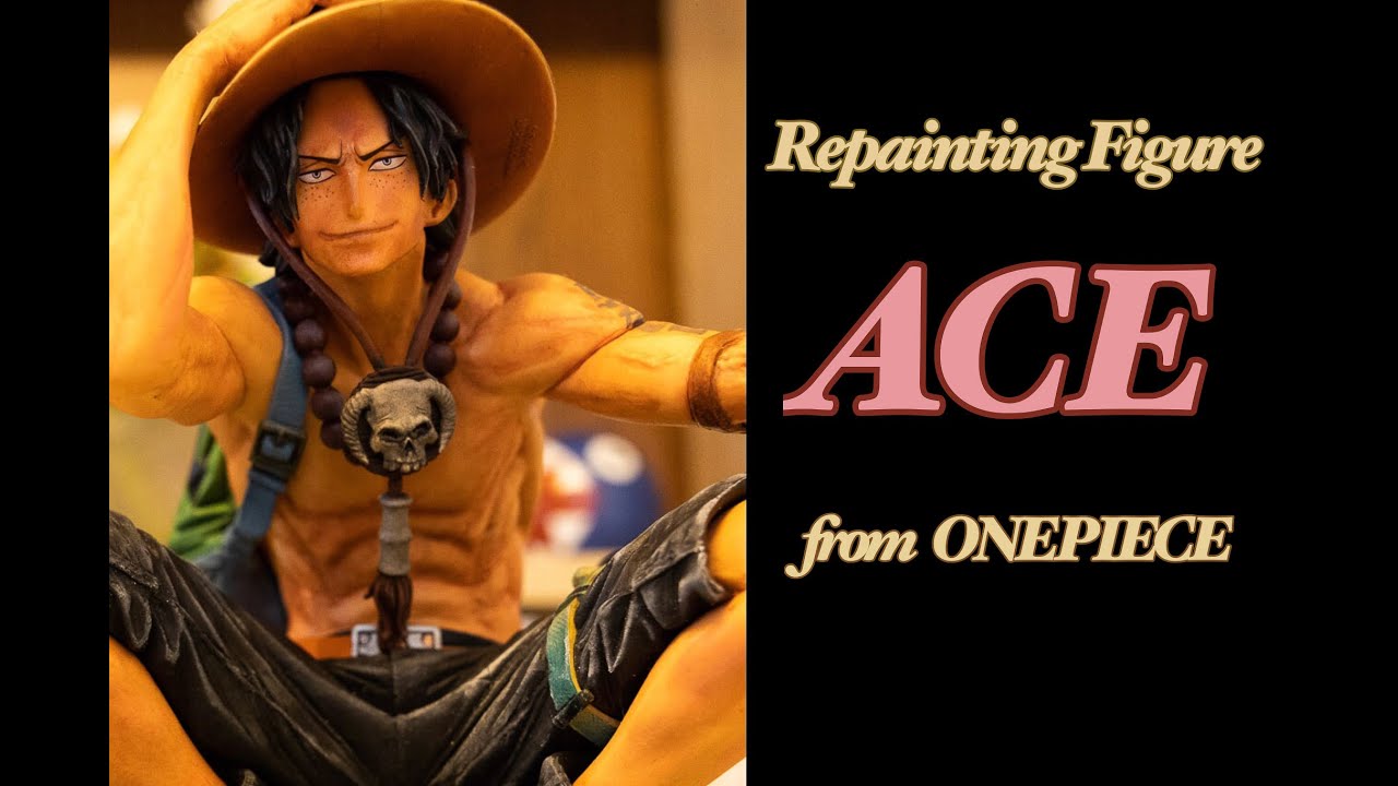 Thử sơn lại Figure Ace OnePiece - Repaint Ace Figure - YouTube
