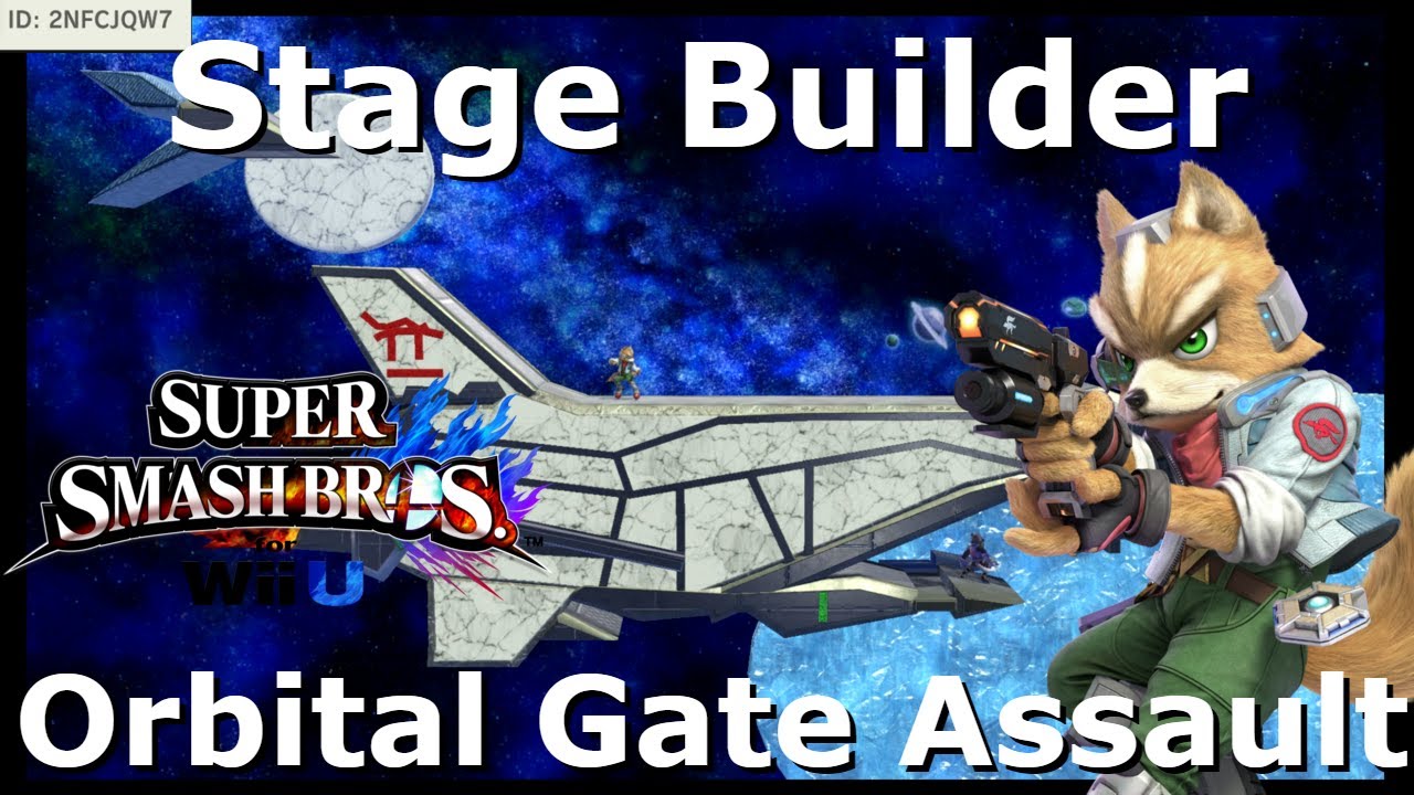 Super Smash Bros. Ultimate - Stage Builder - "Orbital Gate Assault ...