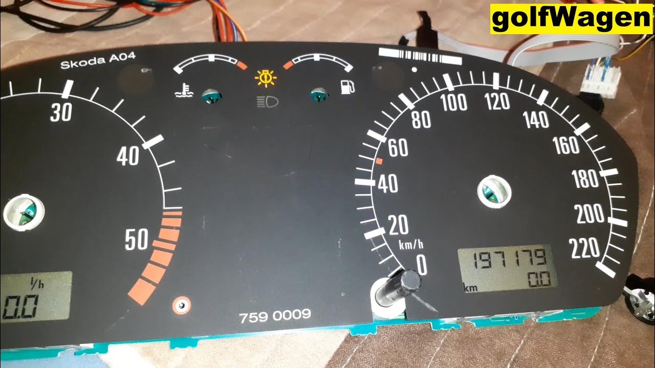 VW Polo 9n Skoda Fabia 6y odometer correction EEPROM - YouTube