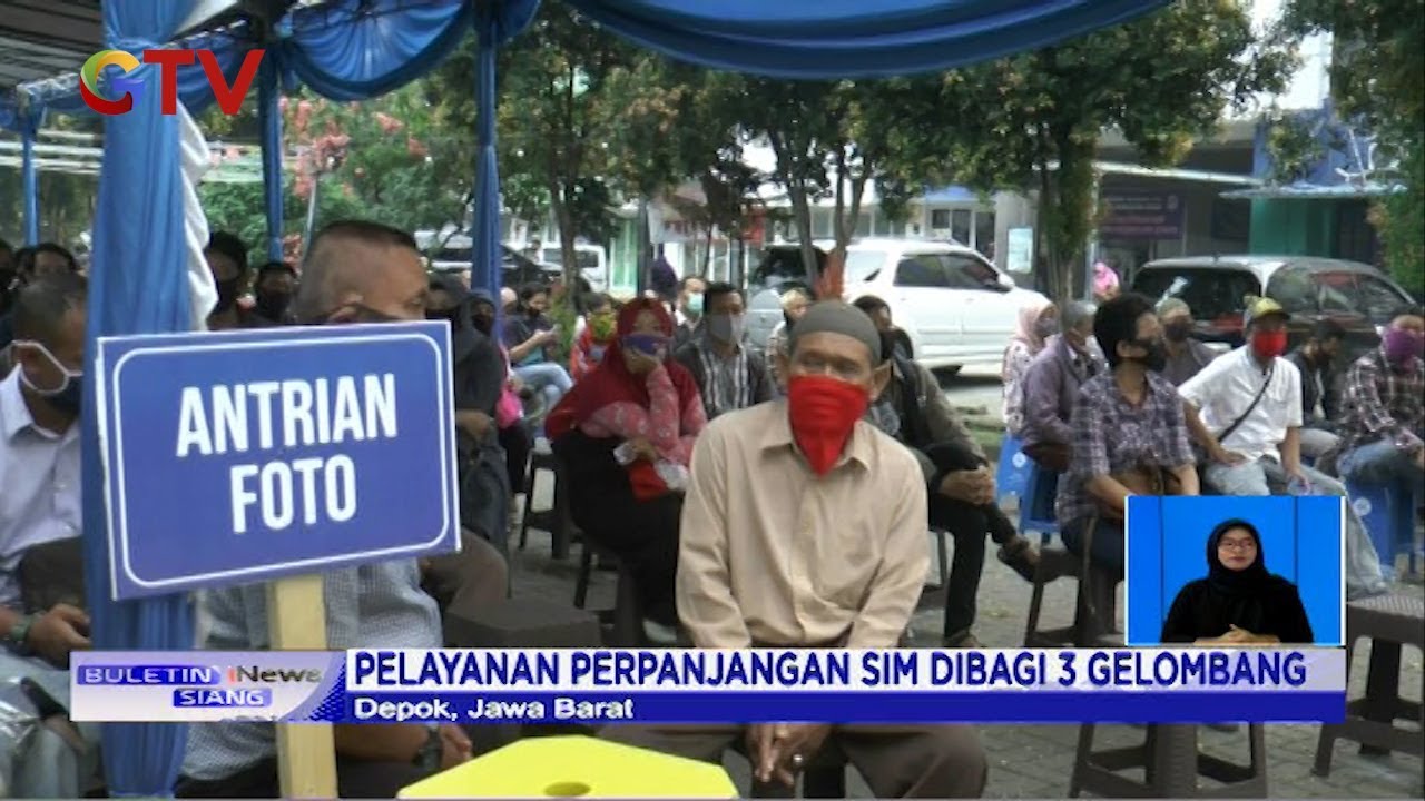Pemohon SIM di Pasar Segar Depok Antre Sejak Subuh - BIS 15/06 - YouTube