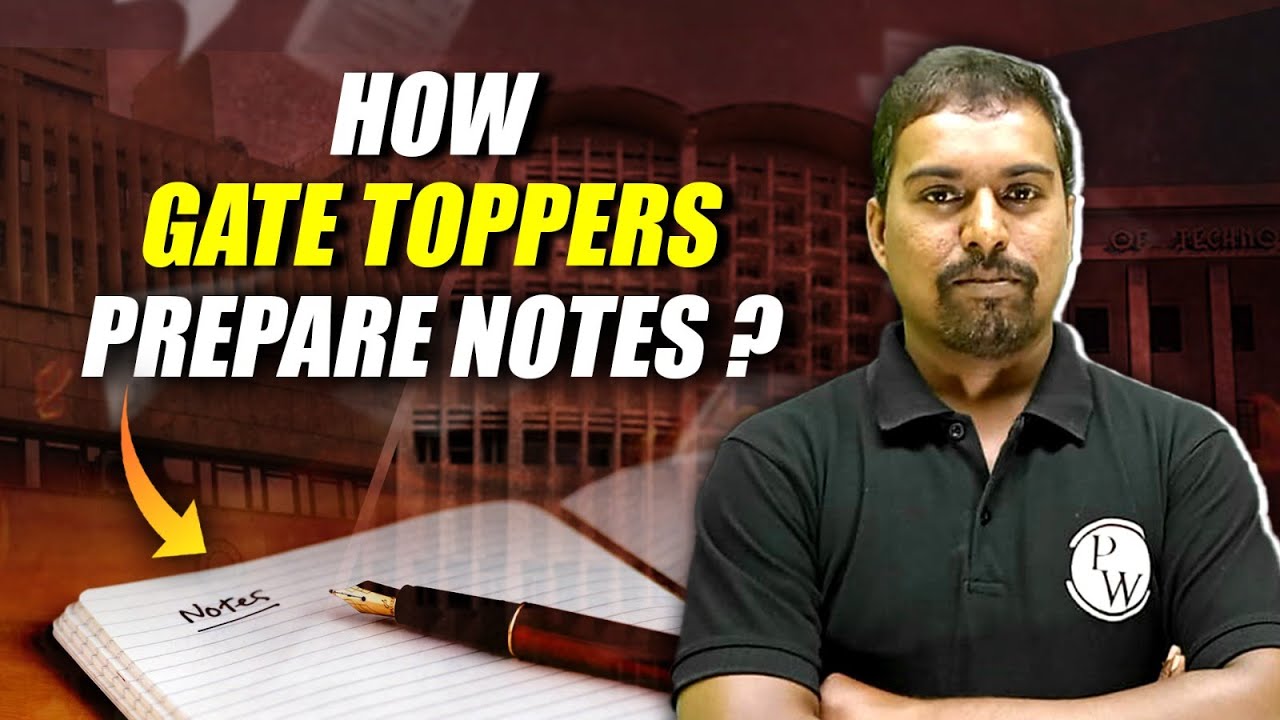 How GATE Topper Prepare Notes - YouTube