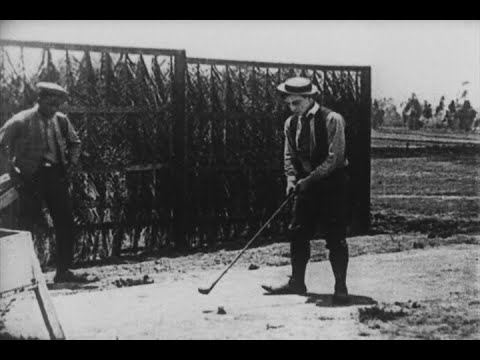 Charlie Chaplin & Buster Keaton in GOLF ANTICS - YouTube