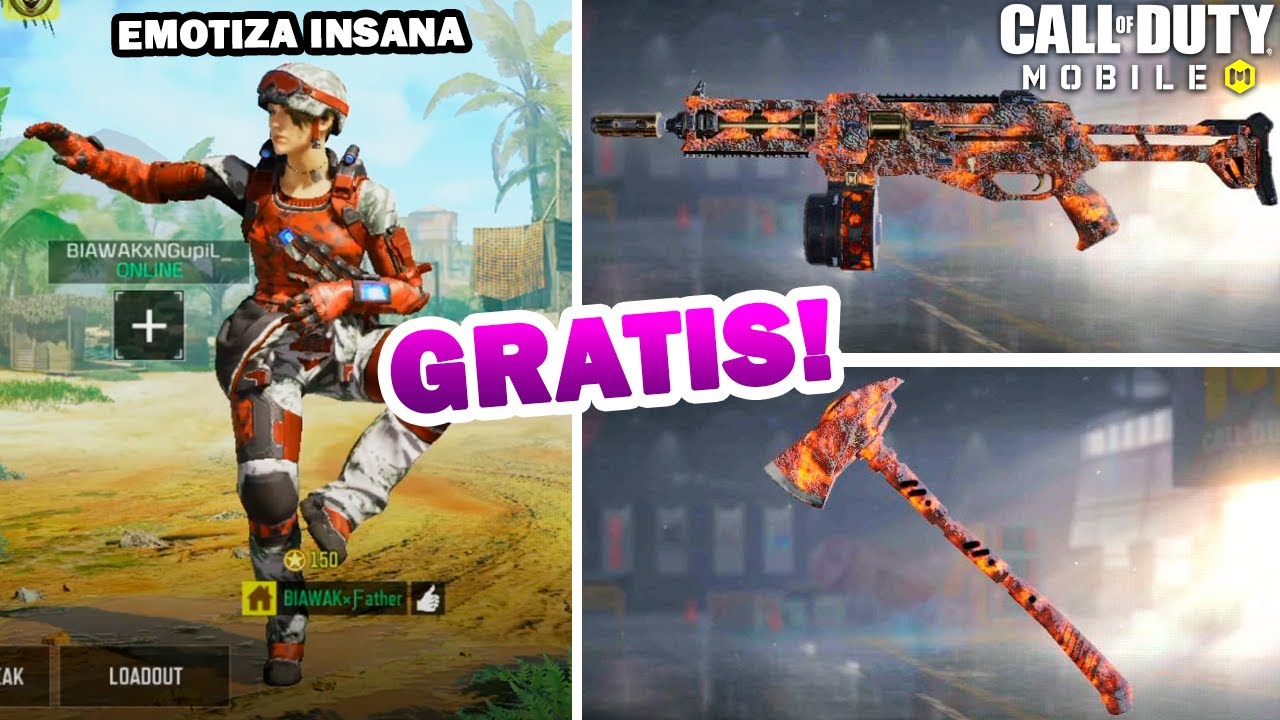 ARMAS DE LAVA GRATIS! 102 RECOMPENSAS ESTA DE LOCOS! PARA EL MODO ...