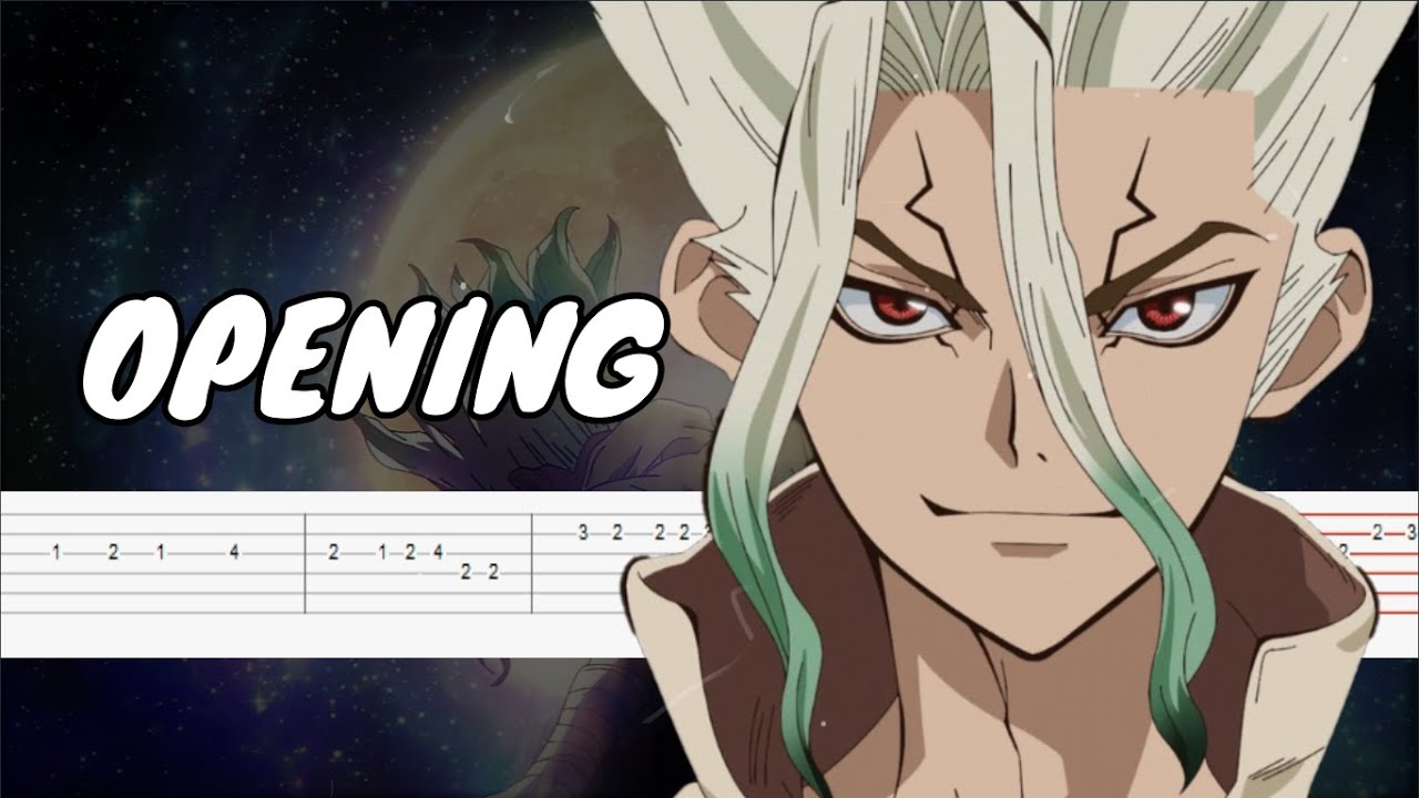 Dr. Stone OP 2-Sangenshoku- Guitar Tutorial - YouTube