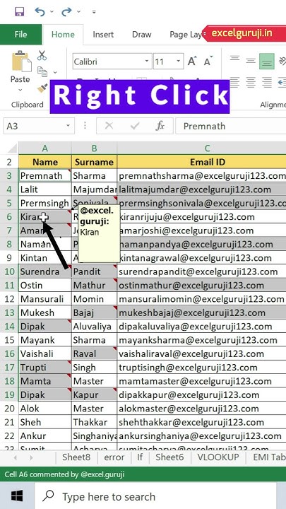 How to quickly delete all the comments in excel #shorts - YouTube