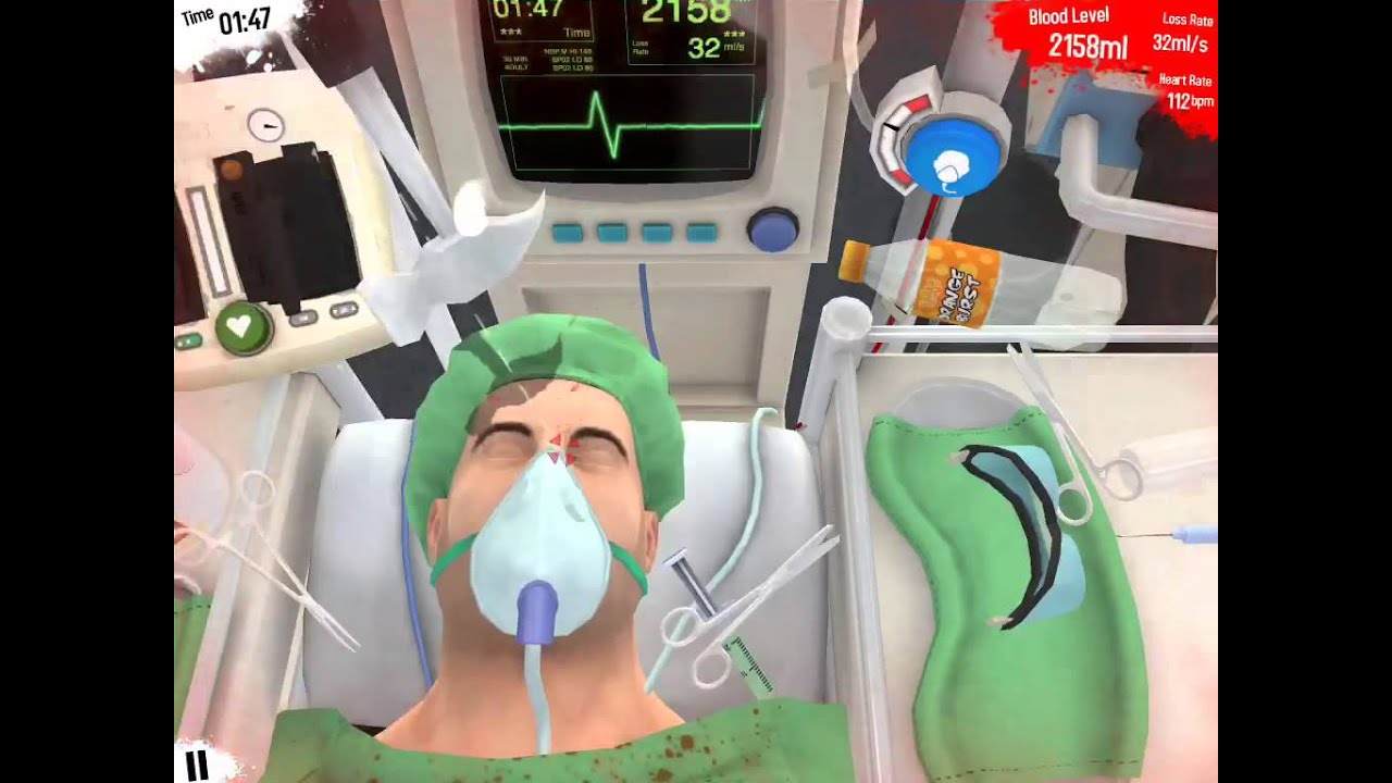 [Surgeon Simulator Touch] Surgeon simulator: eye transplant fail - YouTube