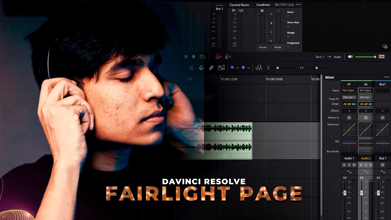 HOW I EDIT SERIES | DAVINCI RESOLVE - FAIRLIGHT PAGE | HINDI - YouTube