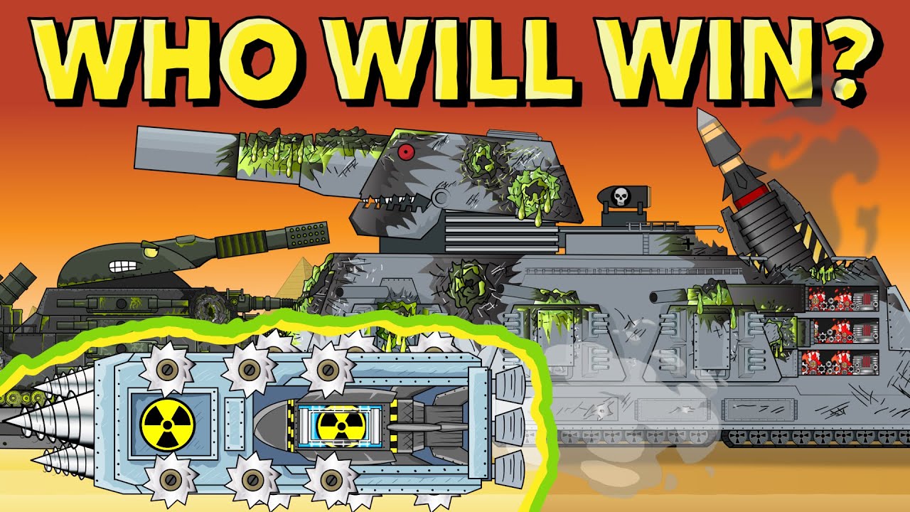 "Chemist vs Colonel - Who Will Win?" Cartoons about tanks - YouTube