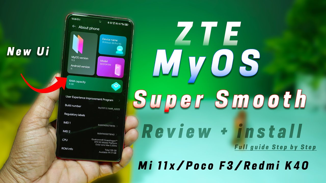 Mi 11x New ZTE MyOS Review & Installation | Super Smooth & Amazing Ui on MY OS : Mi 11x/Poco F3 ...