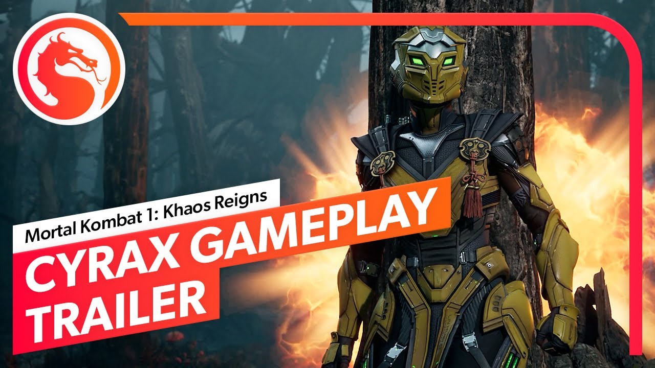 Cyrax Gameplay Trailer | Mortal Kombat 1: Khaos Reigns - YouTube