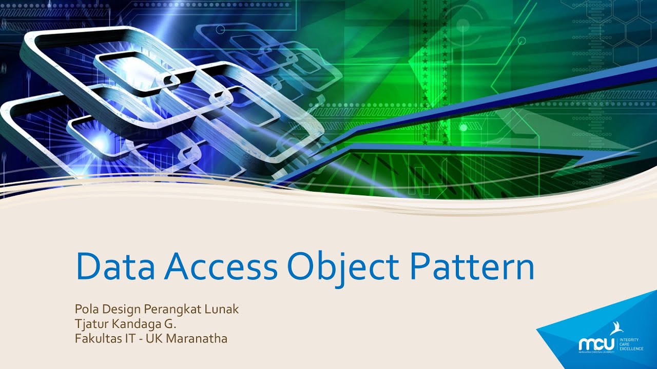 Data Access Object Pattern YouTube Data Access Object Pattern YouTube
