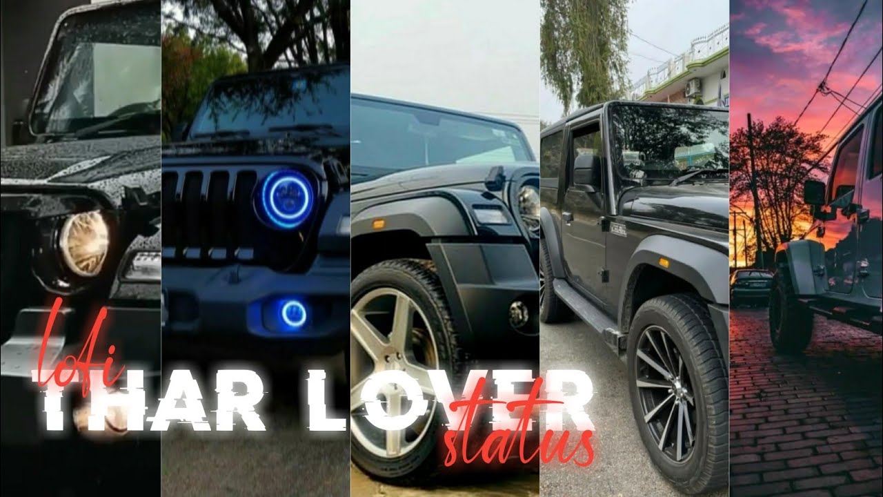 Mahindra Thar lover 🖤🖤||whatsapp status thar black thar status #viral # ...