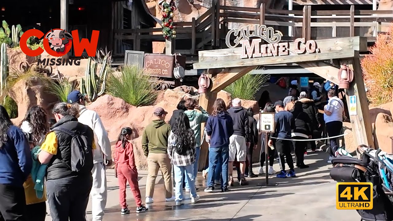 Calico Mine Ride Knott's Berry Farm Attraction UPDATE 2024 POV 4K UHD ...
