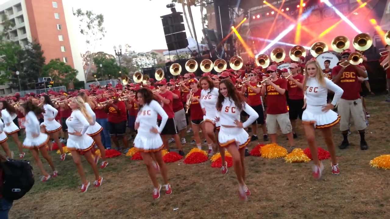 USC Marching Band!!! GO TROJANS!!! FIGHT ON!!! Part 2 - YouTube