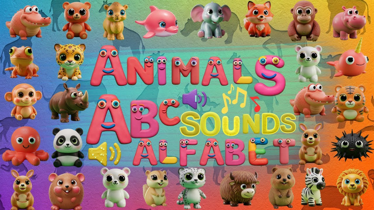 ABC Baby Animal Sounds! | Learn the Alphabet with Zoo Friends | Roar, Meow, Woof! 🐾 - YouTube