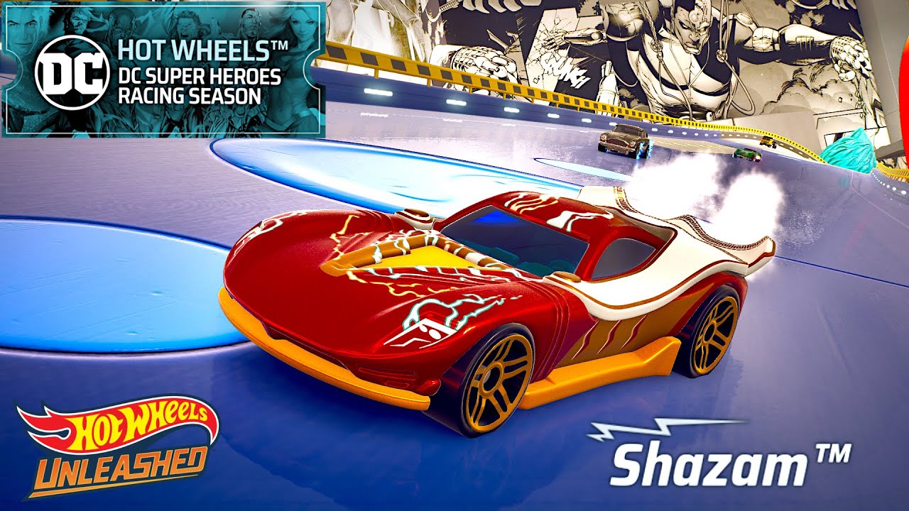 HOT WHEELS UNLEASHED – New Car Shazam – Racing Season – DC Super Heroes ...
