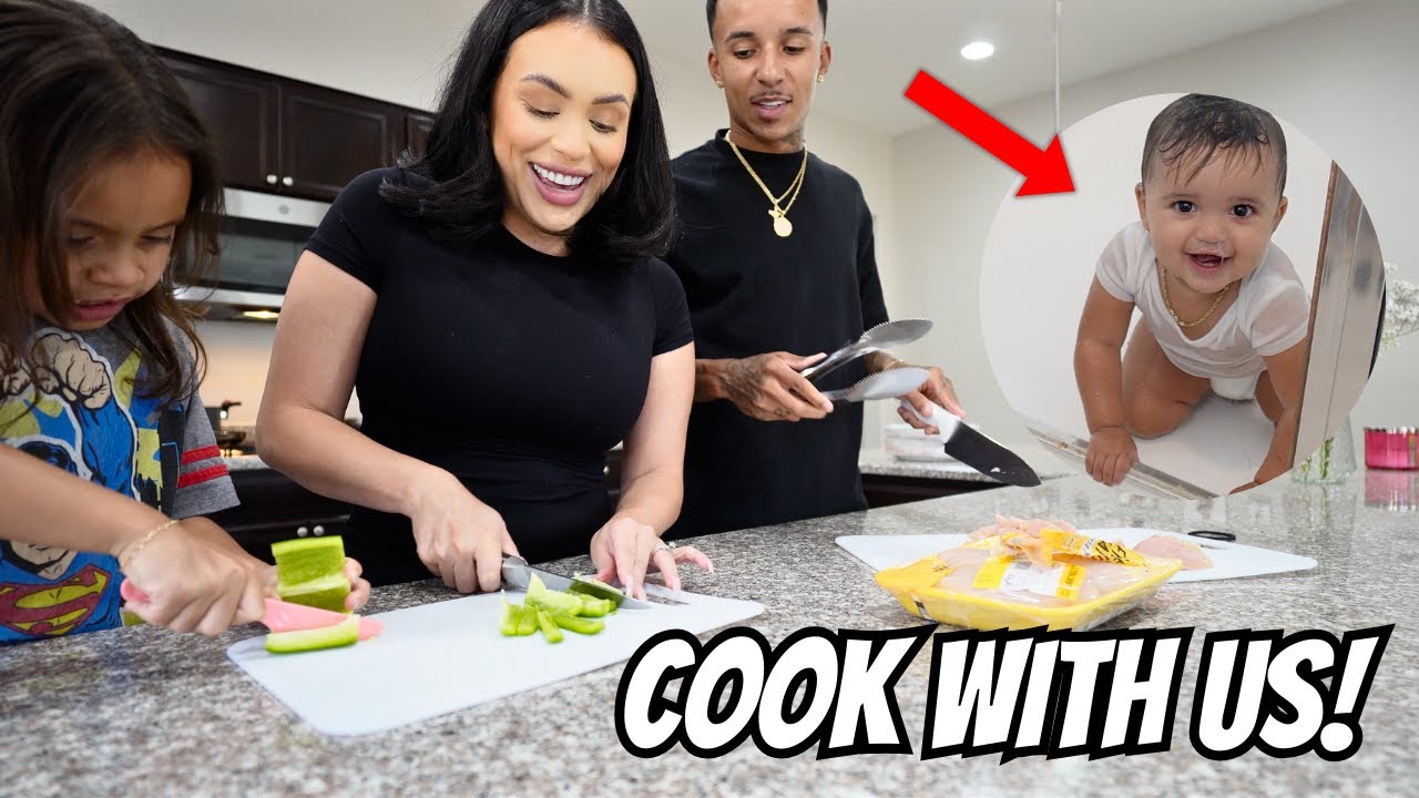An Eventful Evening: Cooking, Baby Adventures, and Family Fun - YouTube