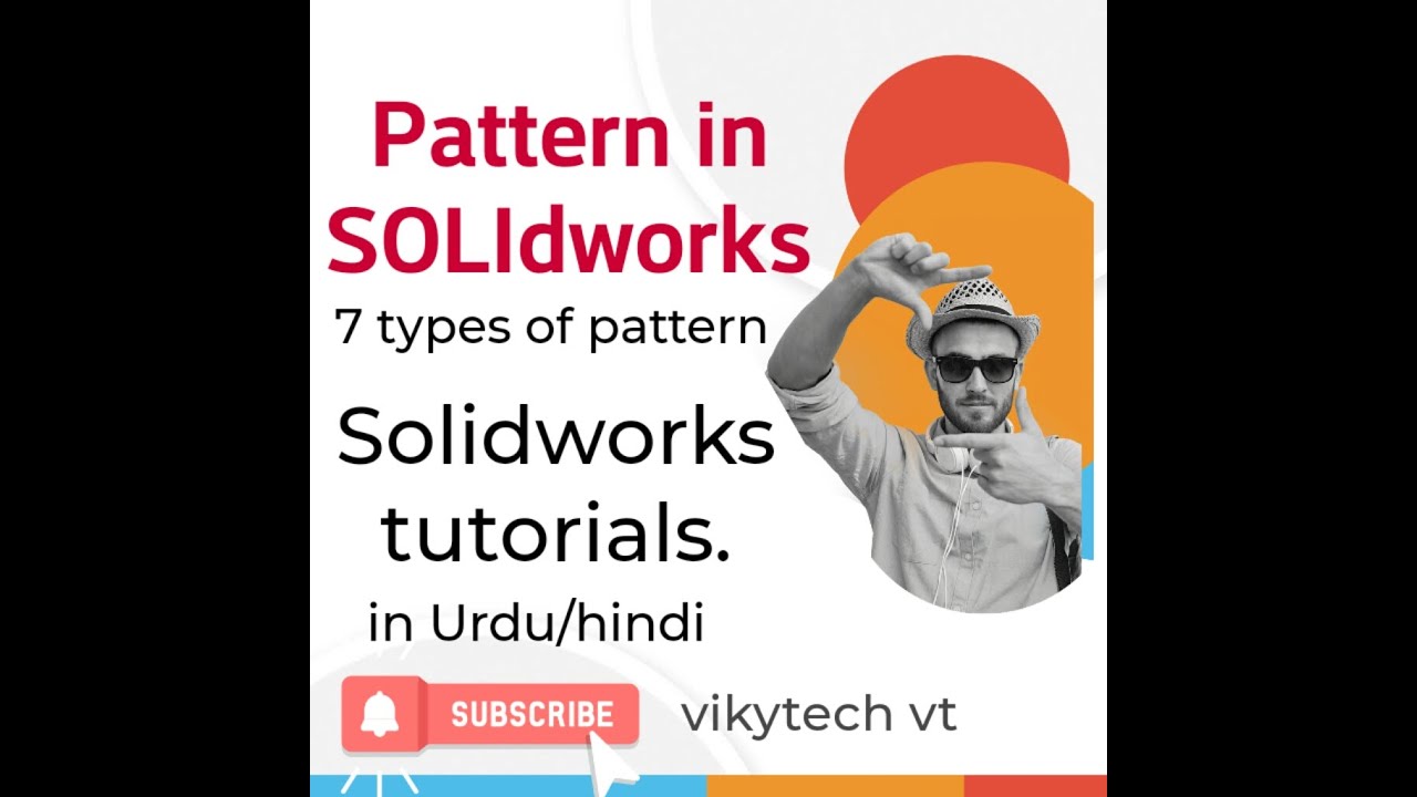 7 Types of Pattern In Solid Works. Solid works Tutorial # 4 - YouTube