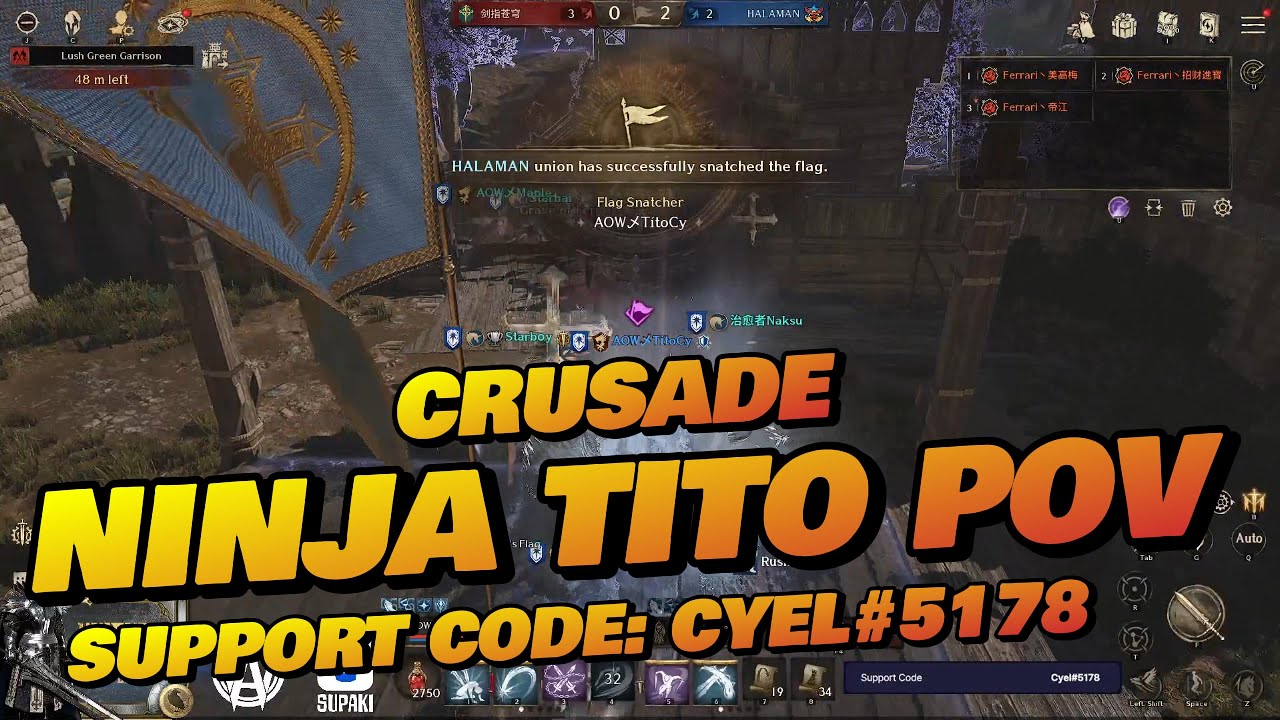 NIGHT CROWS: Crusade Mission Support Code:Cyel#5178 MAD SLAYER POV - YouTube