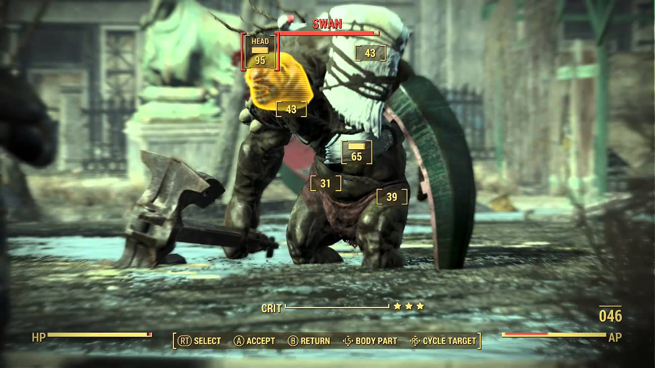 How to beat swan Fallout 4 - YouTube