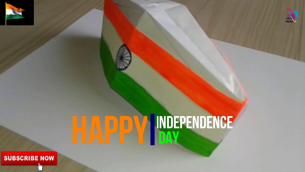 Nehru ji Cap making with paper / Independence day craft ideas ...