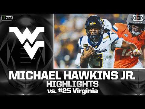 Michael Hawkins Jr. Highlights vs. #25 Virginia | 2026 Monster Energy Big 12 Football