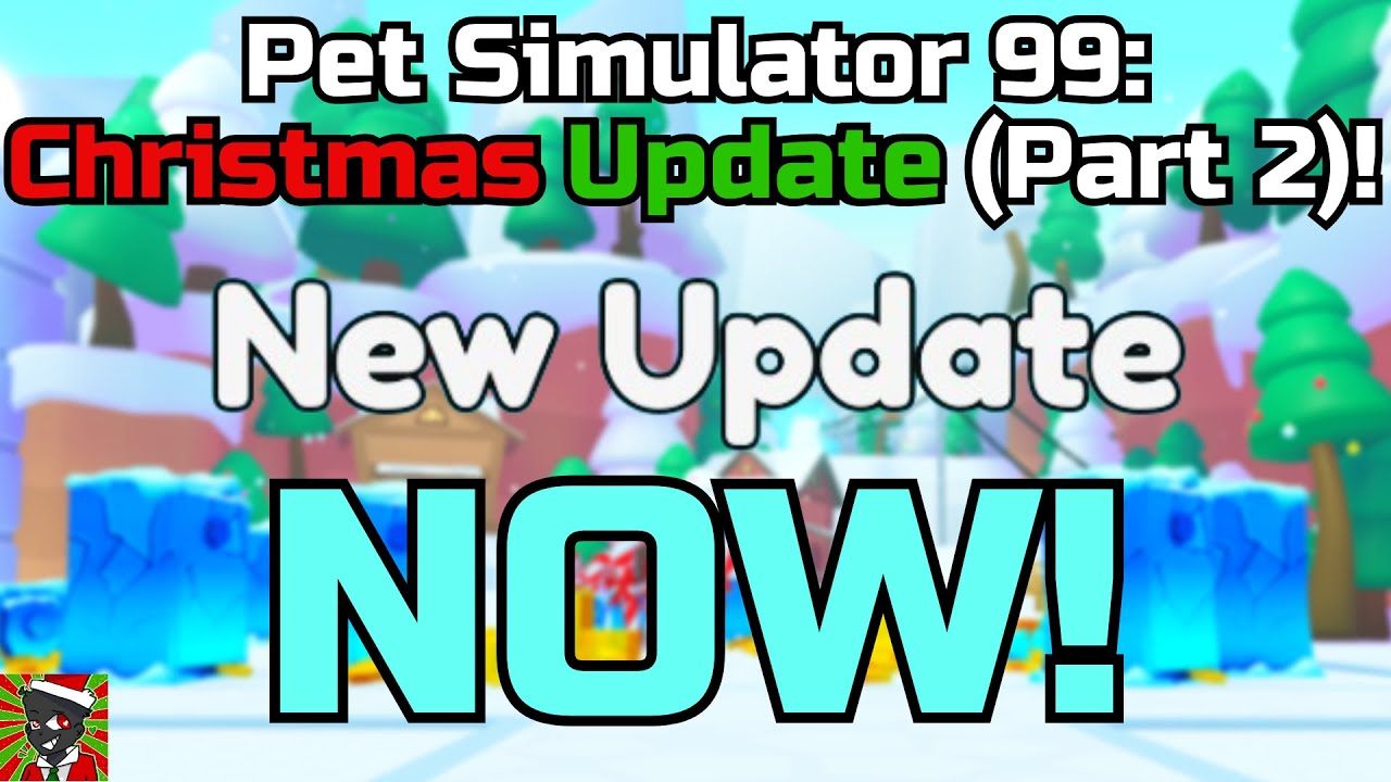 🔴Pet Sim 99:🎅CHRISTMAS UPDATE (PART 2)!🎅|💎Gem Giveaways As Well!💎 ...