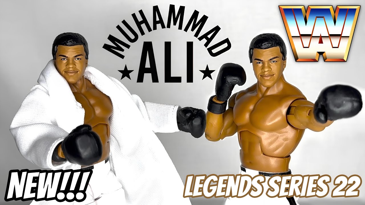 WWE Mattel Legends Series 22 MUHAMMAD ALI Figure Review **NEW FINDS ...