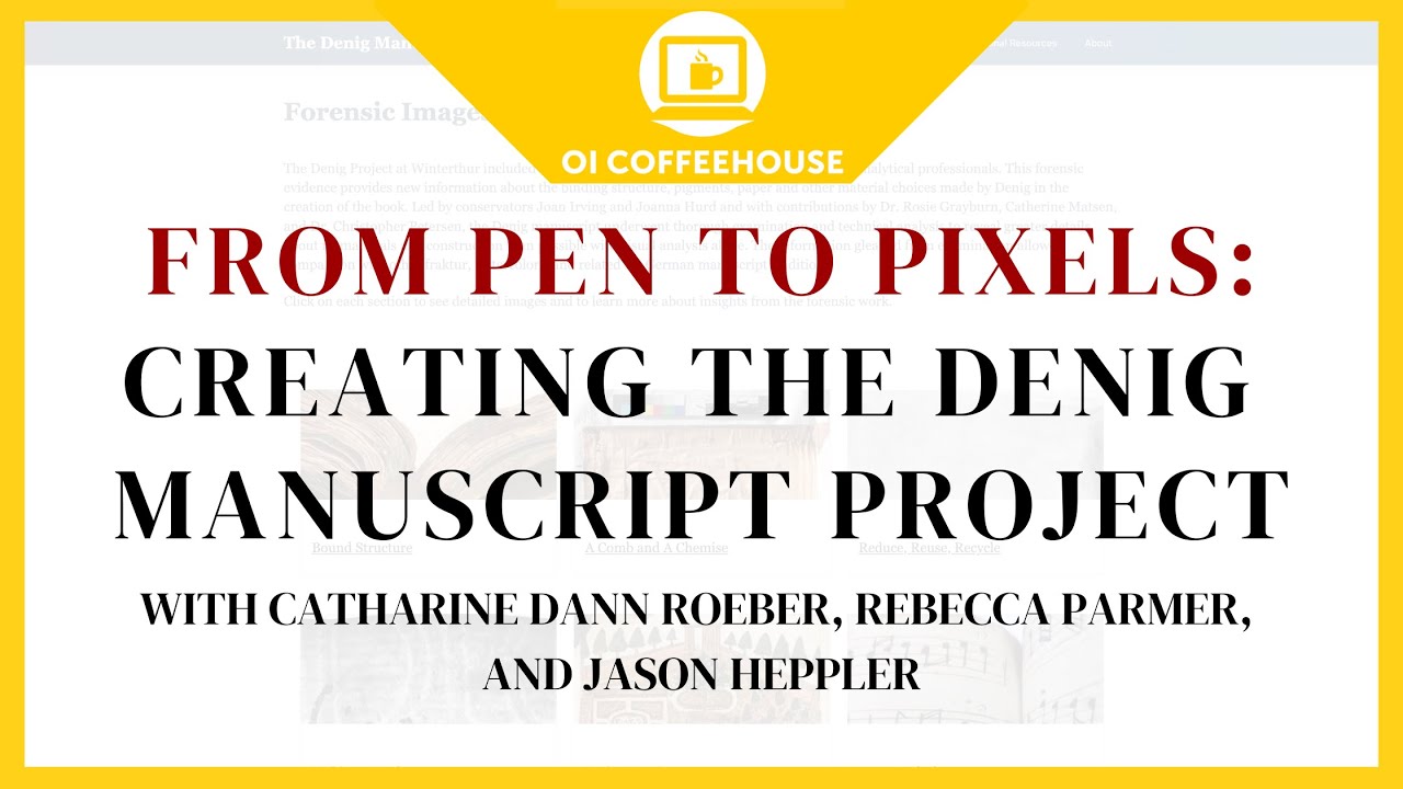 From Pen to Pixels: Creating the Denig Manuscript Project - YouTube