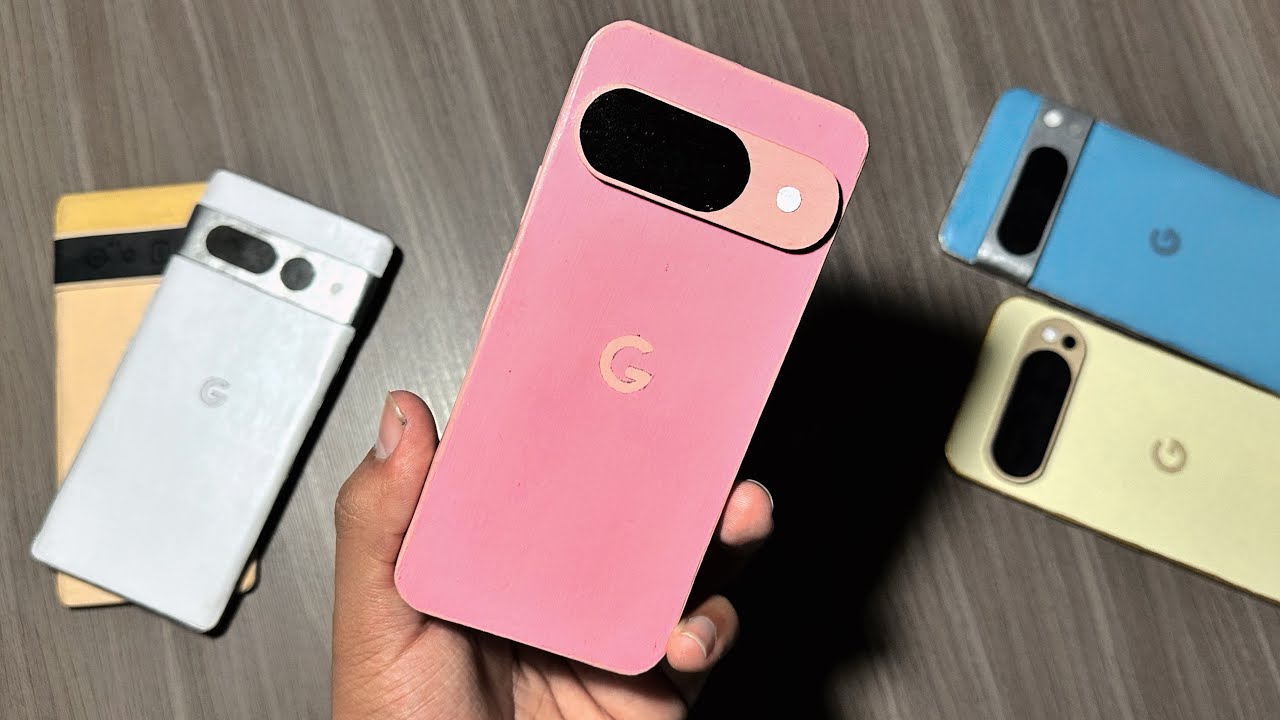 How to make Google Pixel 9 from cardboard - YouTube