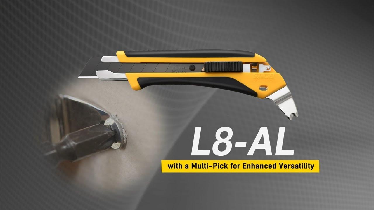 L8-AL -OLFA Heavy-Duty Cutter Series- - YouTube