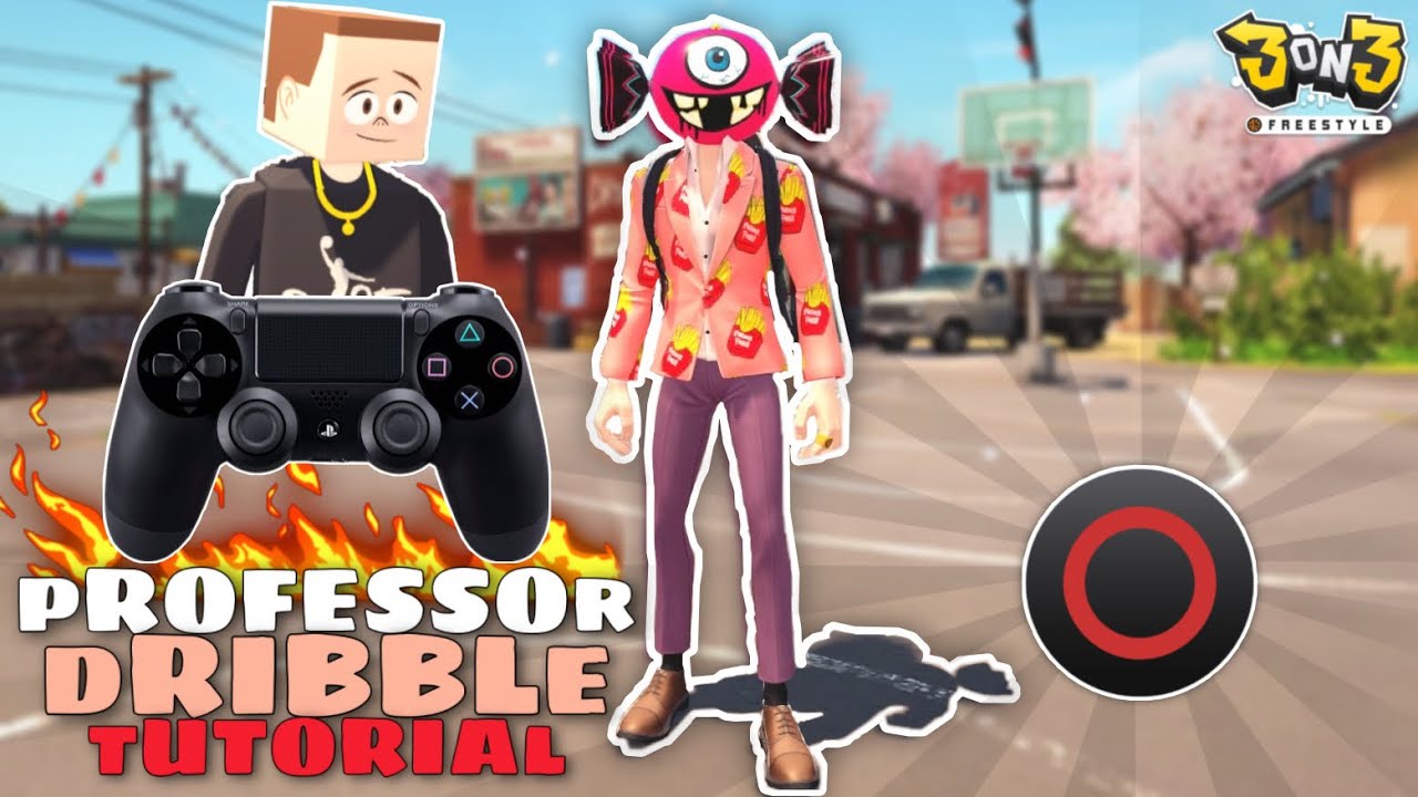 3ON3 FREESTYLE PROFESSOR DRIBBLE TUTORIAL w/HANDCAM! BEST STREETBALL ...