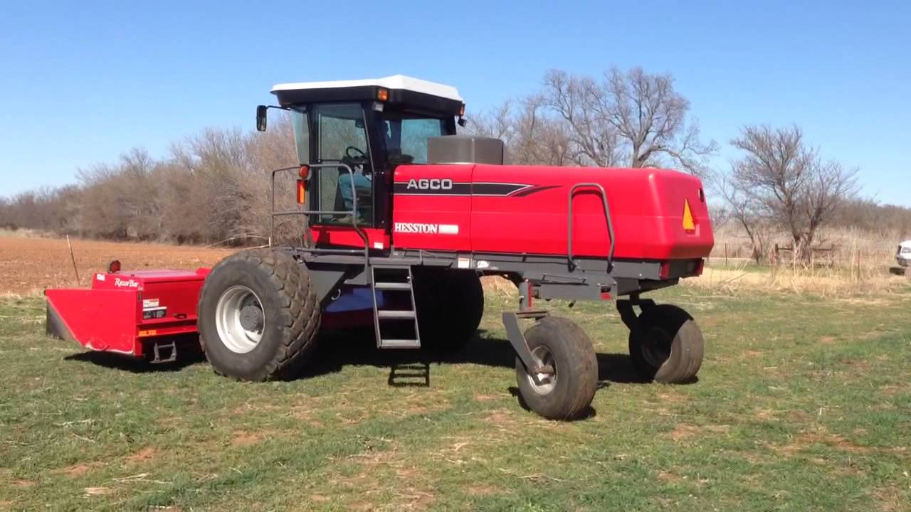 Bigiron Online Auctions, Hesston AGCO 9635 Windrower, April 6, 2016 ...