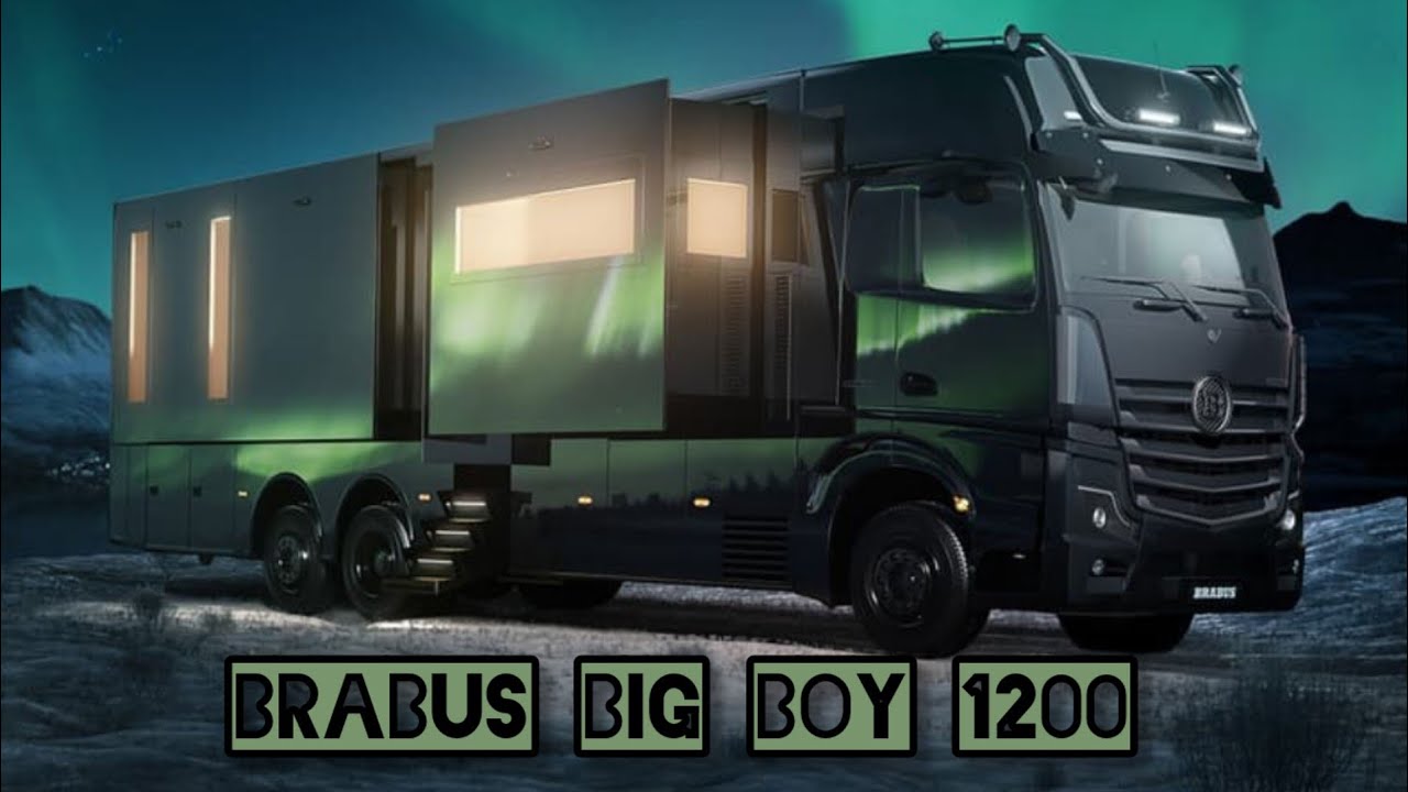 Brabus Big Boy 1200 Is The Luxurious Motorhome - YouTube