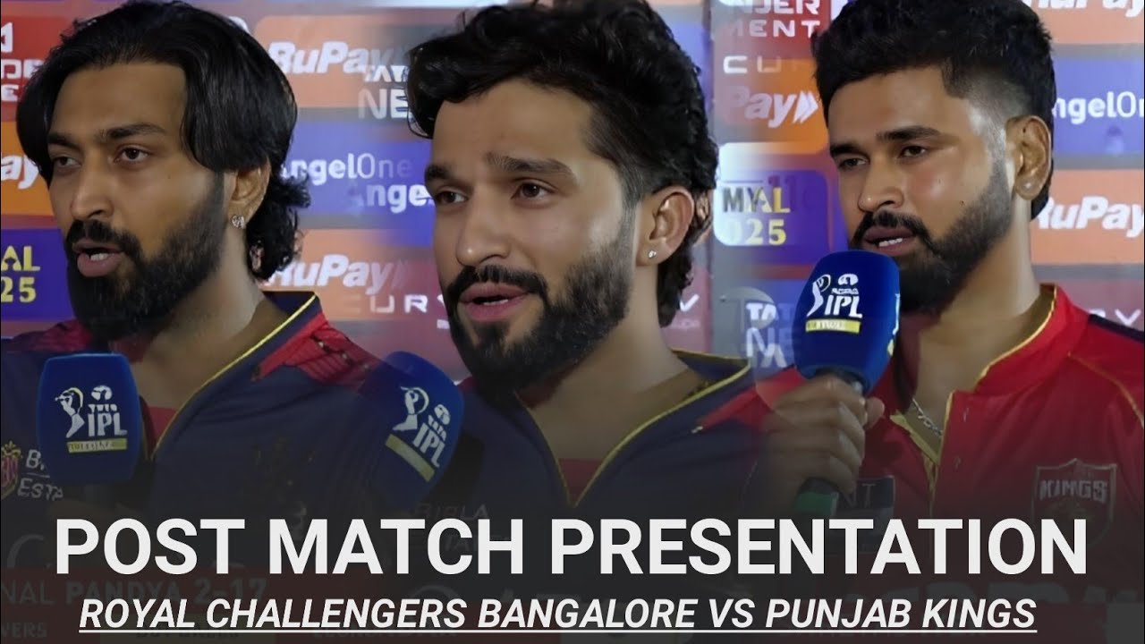 RCB vs PBKS Final Post Match Presentation | IPL 2025 | RCB Wins First ...