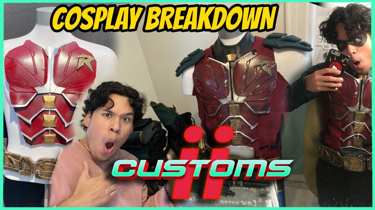 TITANS ROBIN COSPLAY | Breakdown Discussion | How i made - YouTube