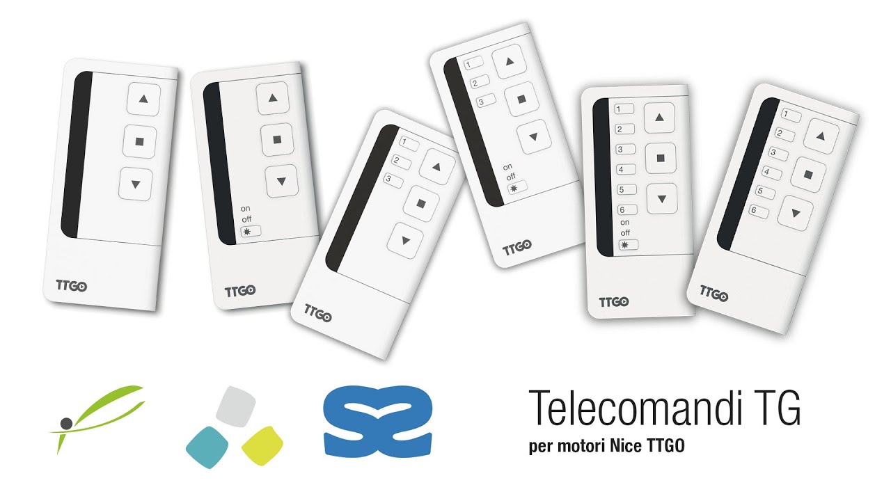 Telecomandi TG per motori Nice TTGO - YouTube