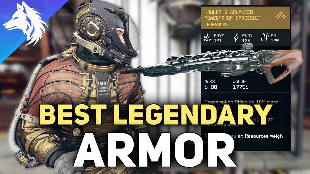 Starfield - New Best Legendary Armor (How To Get Peacemaker) - YouTube