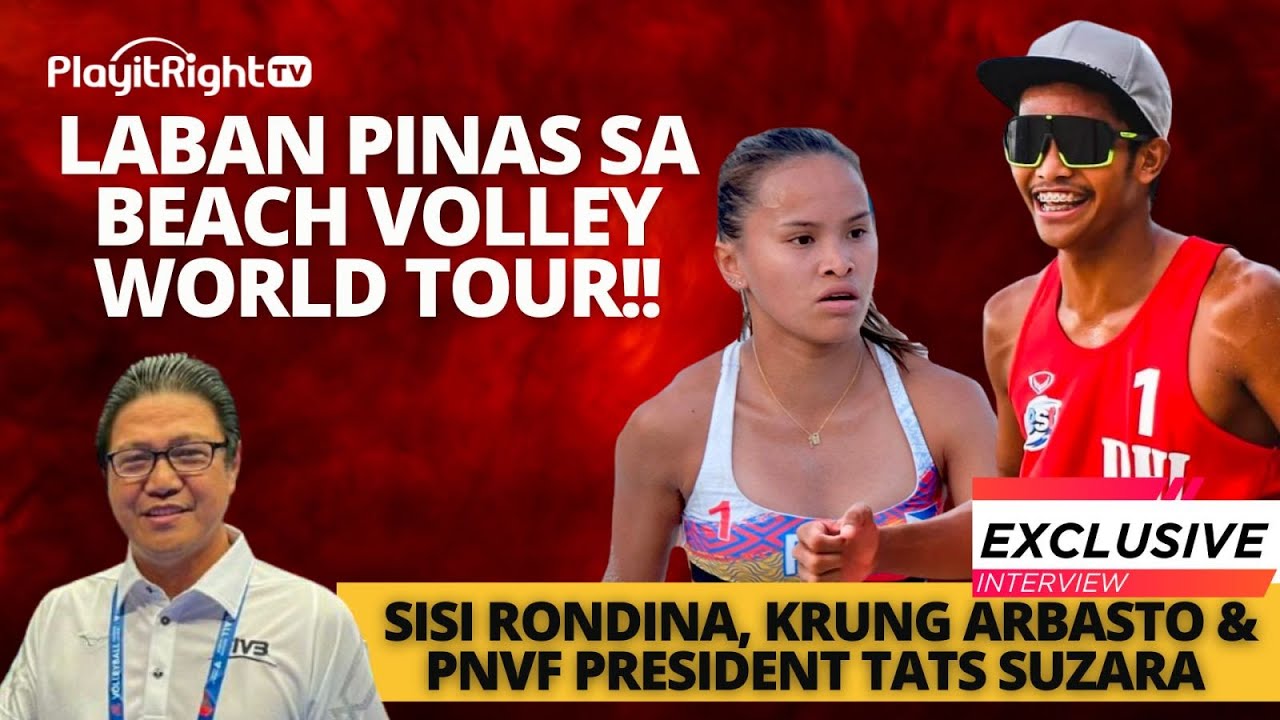 Laban Pinas sa Beach Volley World Tour! - YouTube