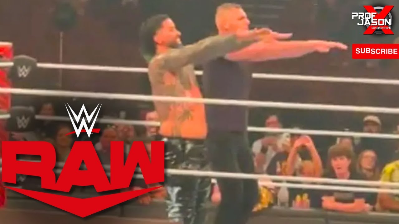 JEY USO MAKES GUNTHER YEET! GUNTHER BREAKS CHARACTER? WWE RAW ...