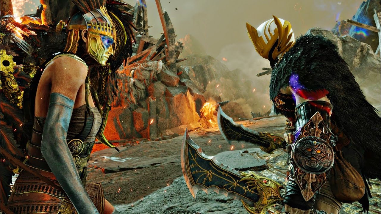 God of War Ragnarok - Mighty Guardian Helmet Replace Kratos Head ...