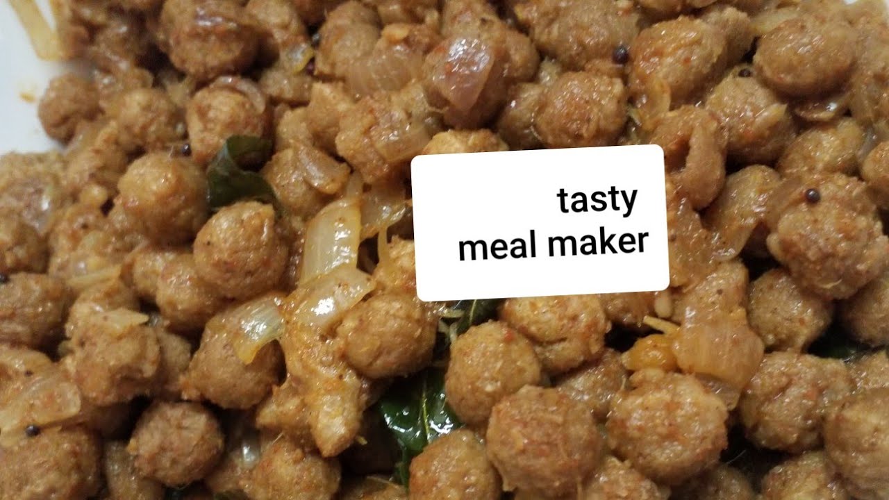 Tasty tasty meal maker curry.soya chunks. Meal maker చేద్దాం రండి ...