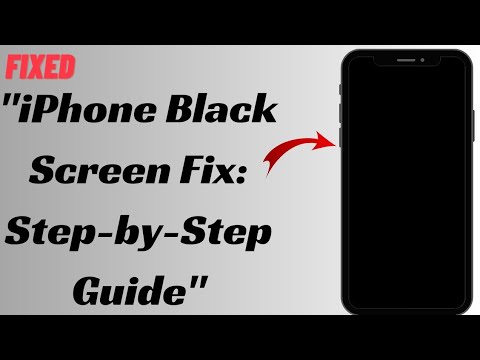 iPhone Black Screen Fix: Step-by-Step Guide" 2024 - YouTube